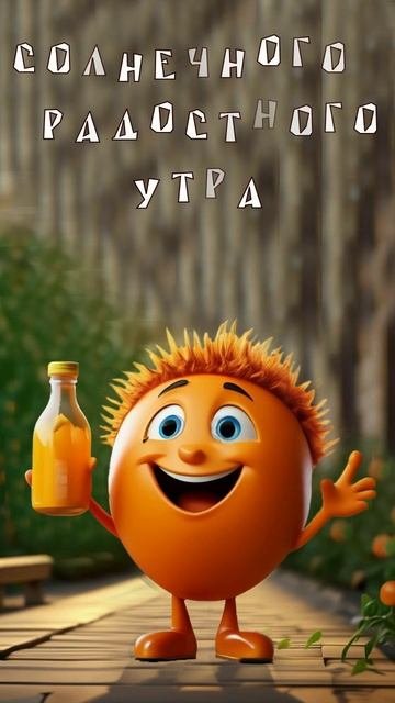 утро