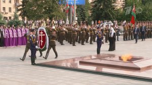 Патриарх Московский и всея Руси Кирилл в Минске возложил венок к Монументу Победы