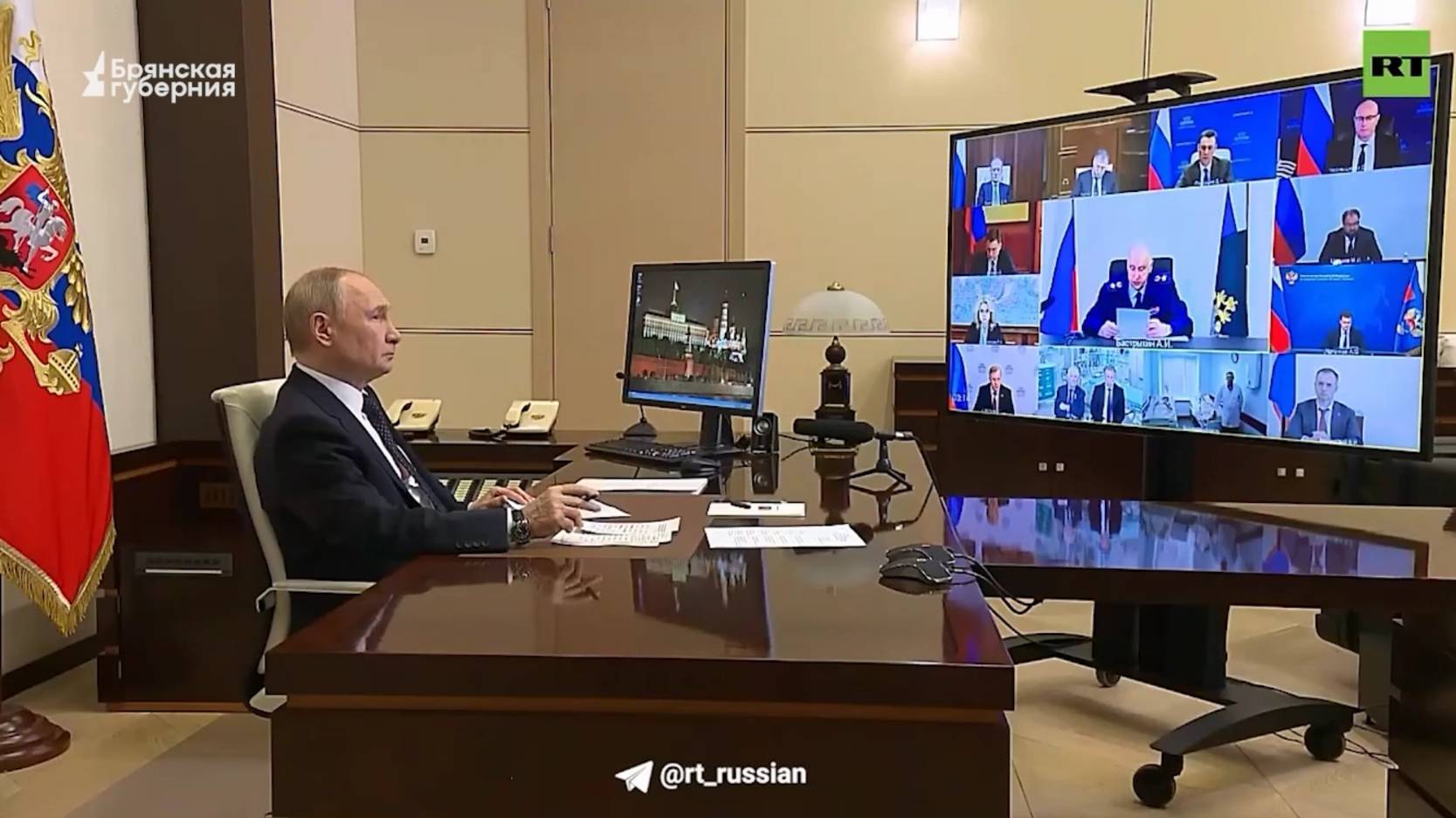 Путину доложили о результате расследования теракта в Брянской области