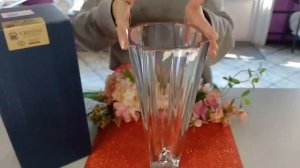 Ваза для цветов 35 см Crystalite Bohemia "Метрополитэн /Без декора" / 088294