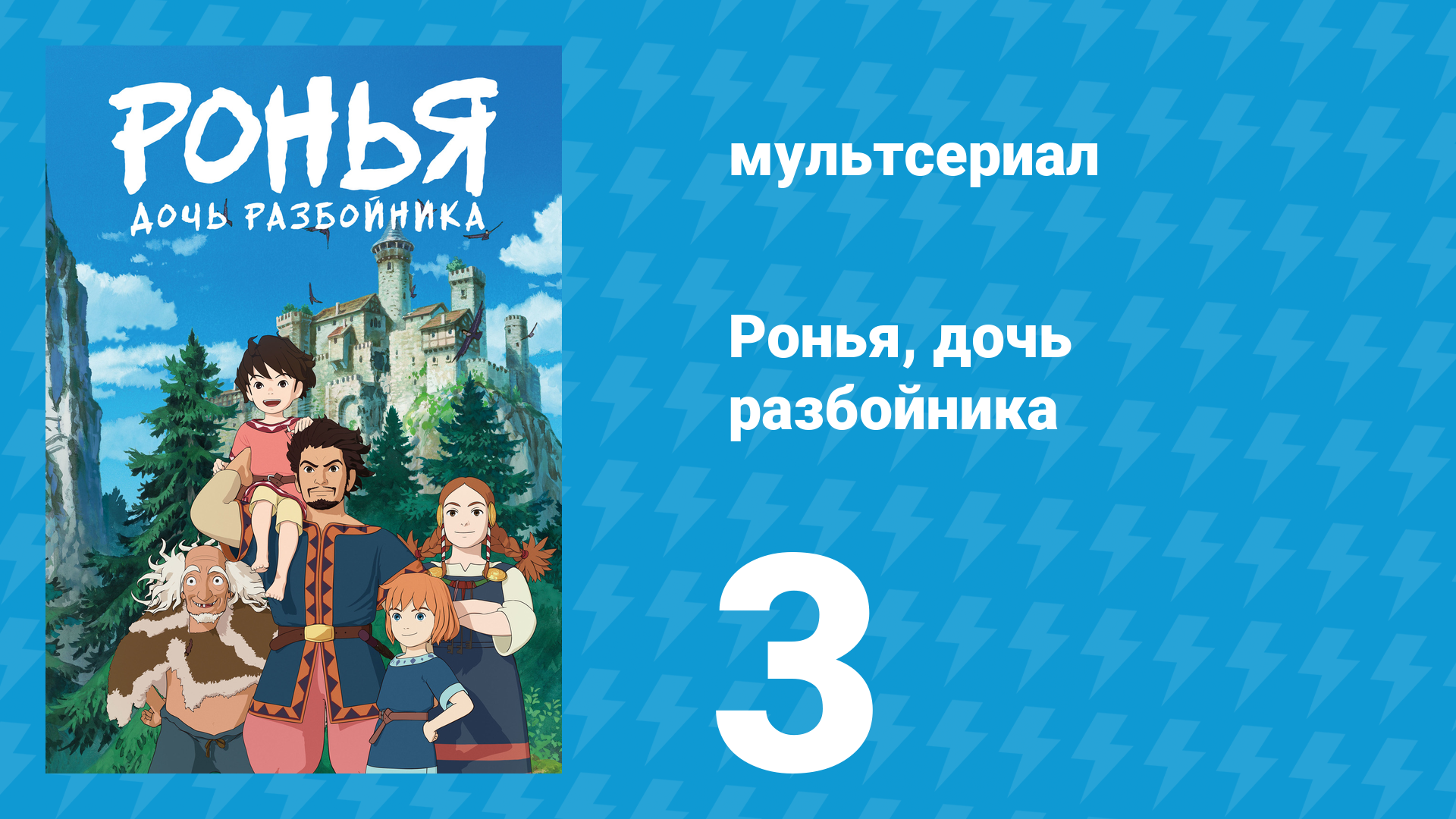 Ронья, дочь разбойника 3 серия «Лесной ужас» (аниме-сериал, 2014)