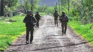 Российские бойцы освободили село Троицкое в ДНР