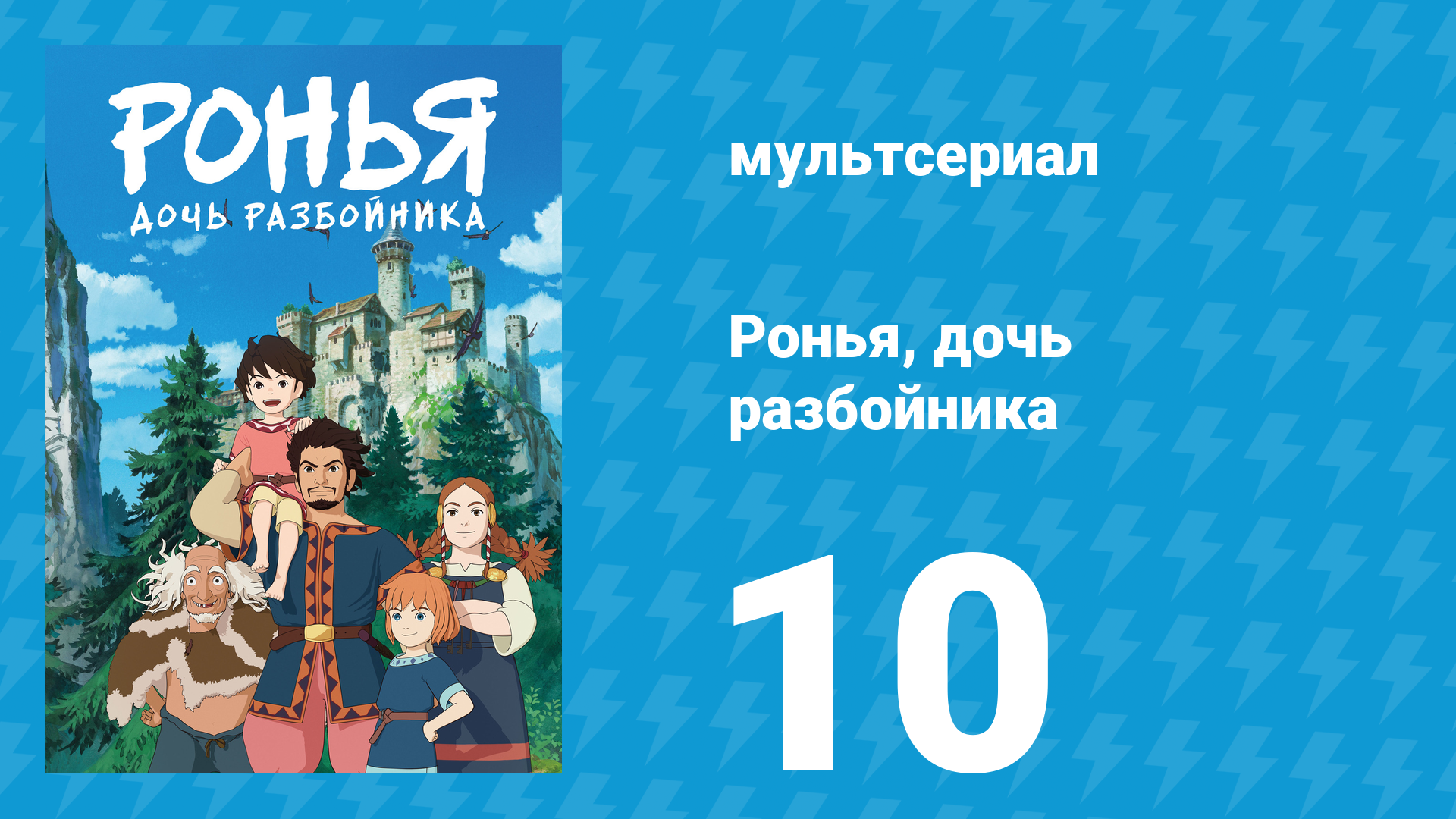 Ронья, дочь разбойника 10 серия «Клятва брата и сестры» (аниме-сериал, 2014)