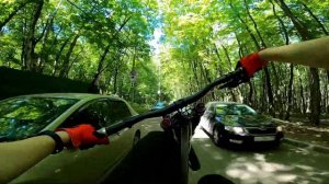 POV: катаюсь с друзьями по Москве (часть 1) #велосипед #mtb #