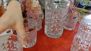 Набор для виски 7 предметов (графин 700 мл + 6 стаканов) Crystalite Bohemia "Диаманд /Без декора