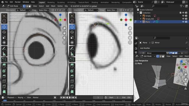 2. Modeling Eyes with Socket
