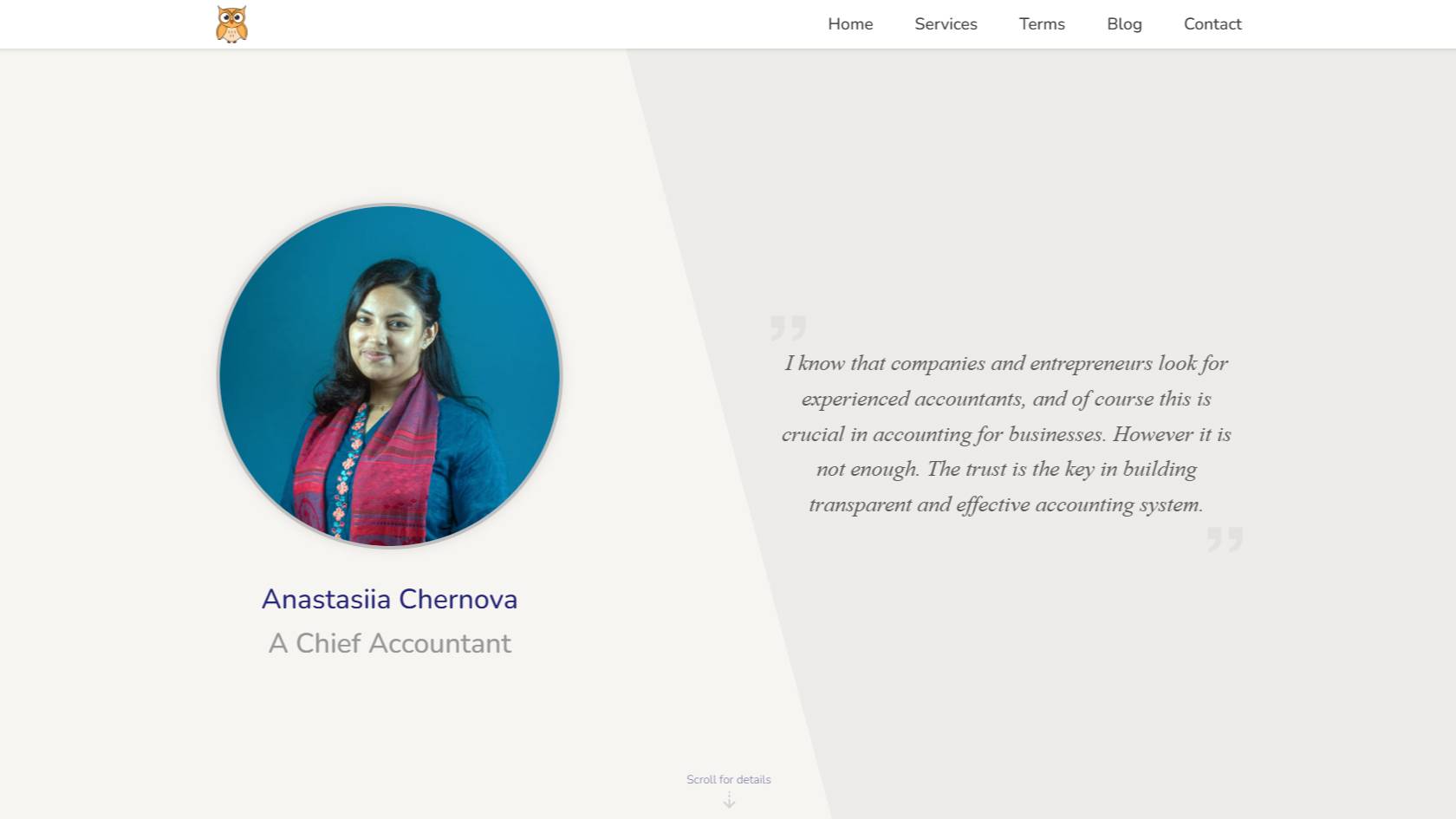 Веб-сайт бухгалтера