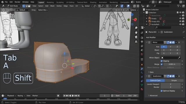 3. Designing Shoes for Our 3D Character