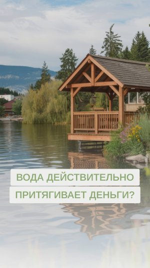 Вода действительно притягивает деньги?