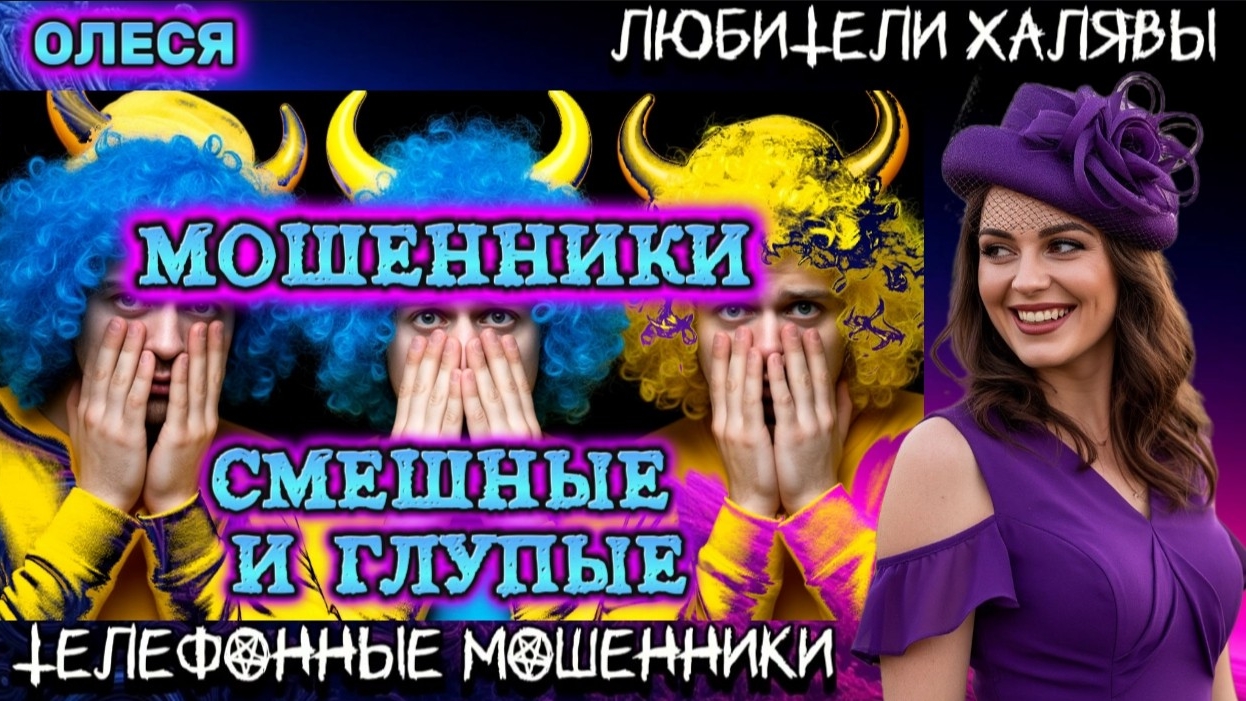 ⚡ ОЛЕСЯ. СМЕШНЫЕ И ГЛУПЫЕ | ТЕЛЕФОННЫЕ МОШЕННИКИ