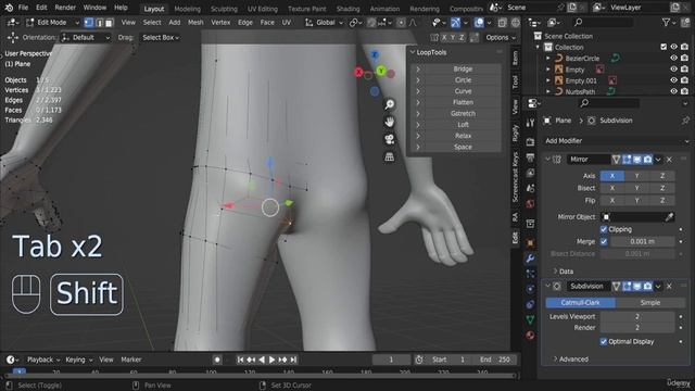 11. Modeling Character Legs & Feet