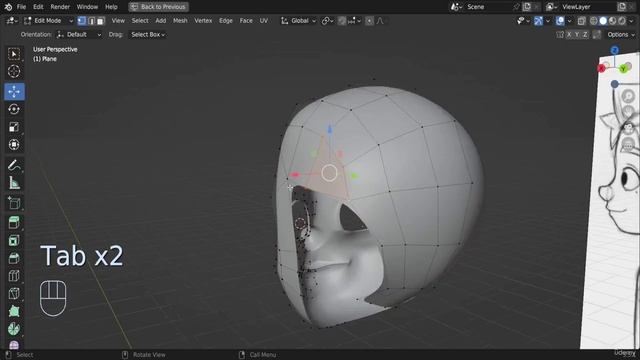 6. Modeling Character Head