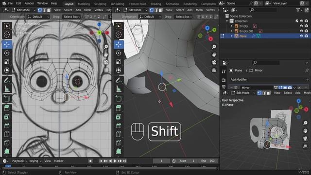 3. Modeling Character Nose