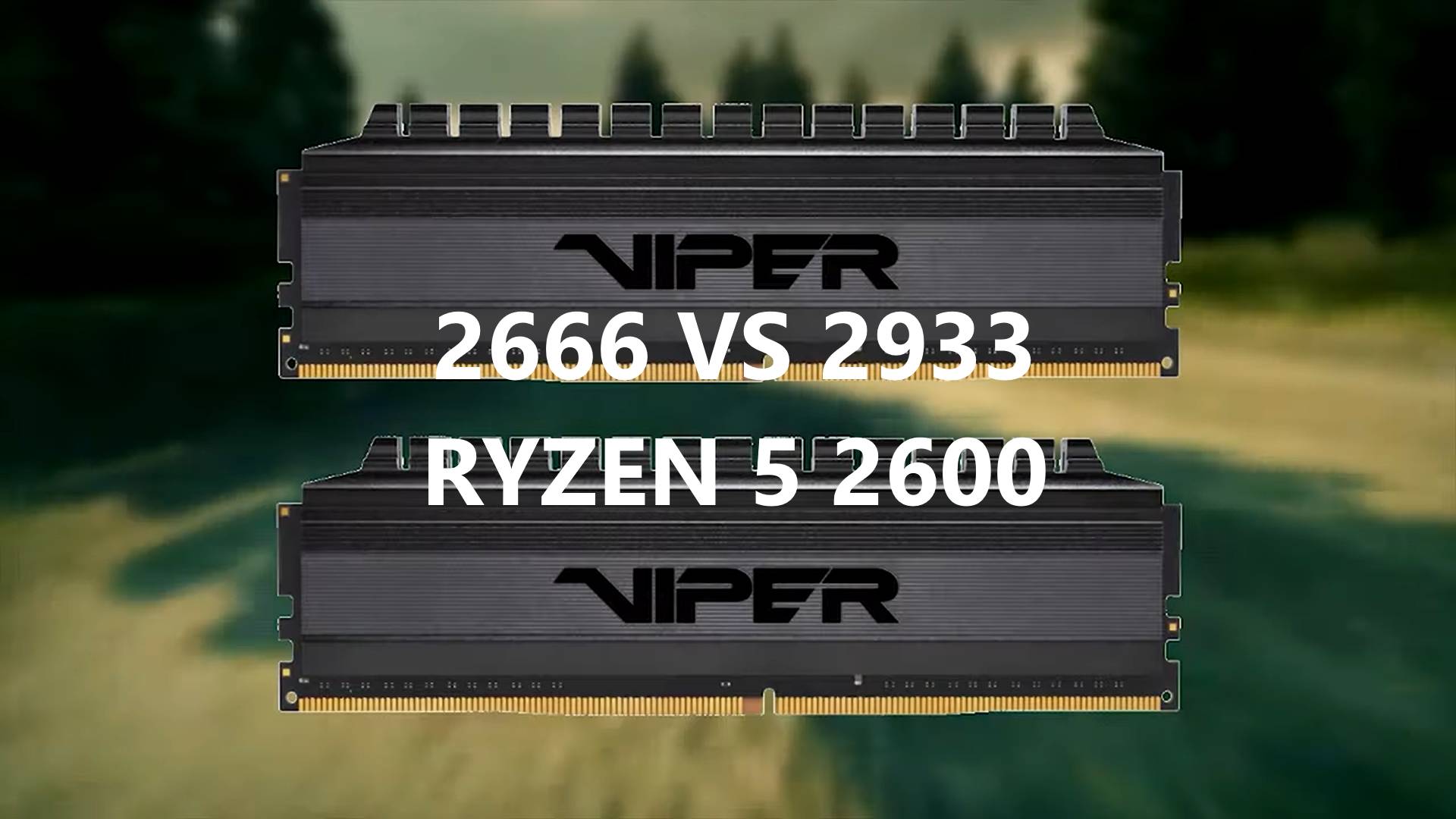 Разгон оперативной памяти на Ryzen 5 2600: 2933 против 2666. Тайминги имеют значение?