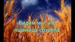 КАРАОКЕ – 🍁 "Колосится на поле пшеница" 🍁