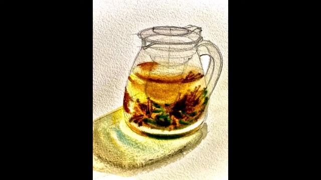 Рисуем лето  Урок № 6  Алтайский чай