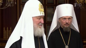 Президент Белоруссии Александр Лукашенко принял в Минске патриарха Кирилла