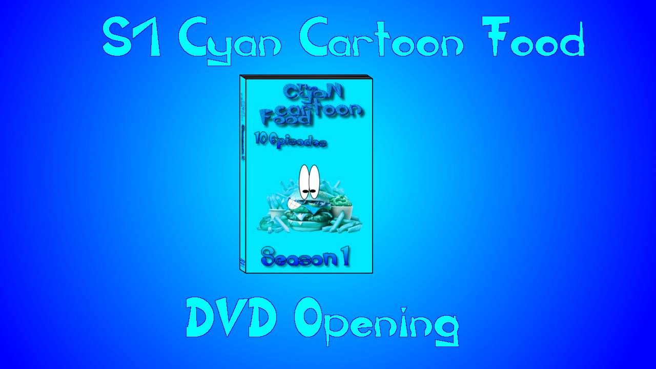 S1 Cyan Cartoon Food - DVD Opening