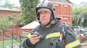 Курские огнеборцы МЧС России провели пожарное занятие в Курском  базовом медицинском колледже