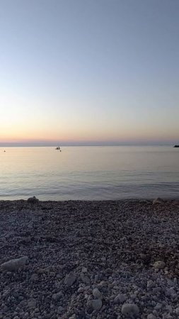 Море на закате. Скоро открытие сезона