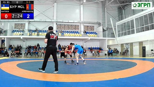 Финал 3-5. 61 кг. Батоев Сокто(Бурятия-Заб.край) - Арюунболд Давадорж(Монголия)