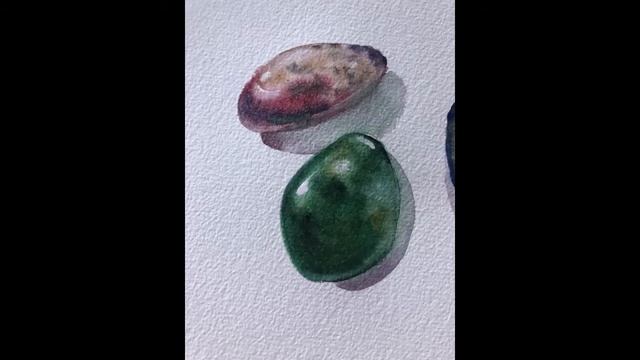 Рисуем лето  Урок № 7  Самоцветы