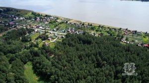 Участок на берегу Обского моря. Село Спирино