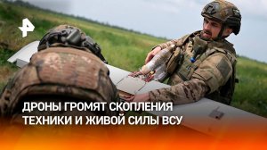 Дроны громят скопления пехоты ВСУ на границе Курской и Сумской областей