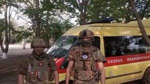 Военные медики поблагодарили БФУ им. И. Канта за переданный автомобиль скорой помощи