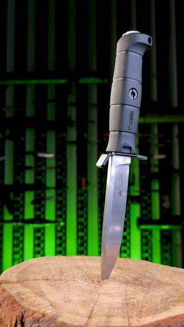 Тактический нож Combat AUS-10Co (Cryo) StoneWash.
Сделано в России.