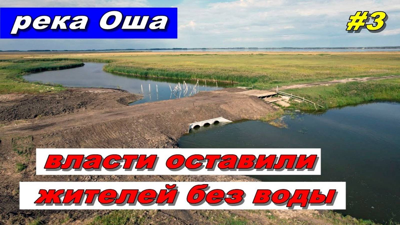 Что ждет реку Оша? Борьба за реку. Омская область (03.09.2023)