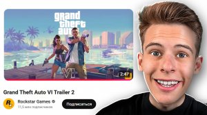 РЕАКЦИЯ на ВТОРОЙ ТРЕЙЛЕР ГТА 6 (на русском) - ВСЯ ИНФОРМАЦИЯ о GTA VI