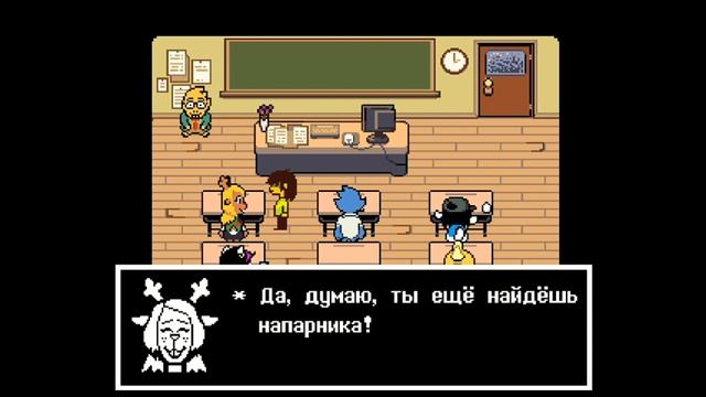 DELTARUNE - серия 1 / черная кладовка...(на русском, с моей озвучкой)