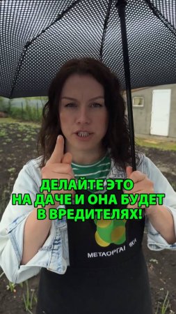 Делайте это на даче и она будет в вредителях