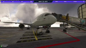 MSFS 2020, GSX, A350 iniBuilds, AFL005, Vatsim, Astana(UACC) - Tashkent(UTTT)