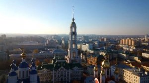 Тамбов, колокольня Казанского мужского монастыря с др