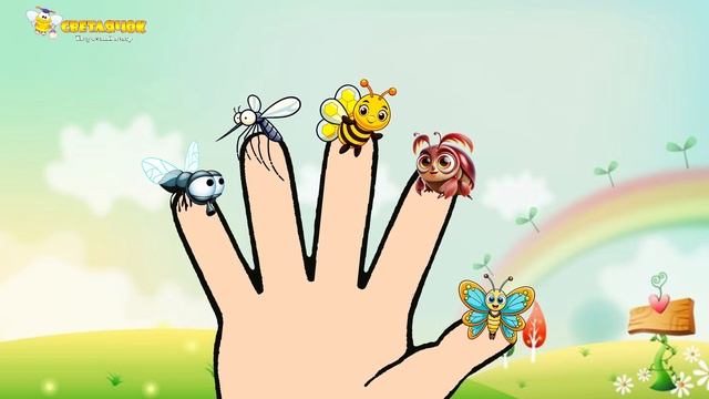 Насекомые. Папа-пальчик.