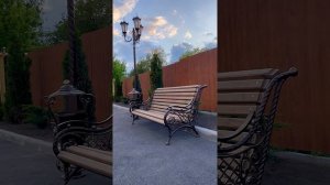 Кованые фонари, лавочки и урны! Заказ в поселке Каменоломни 😎