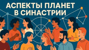 Аспекты планет в синастрии