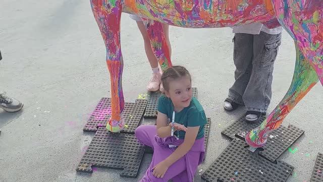 Красивая лошадь