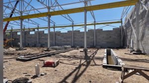 Полистиролбетонные мегаблоки от Метем на объекте 1800м²