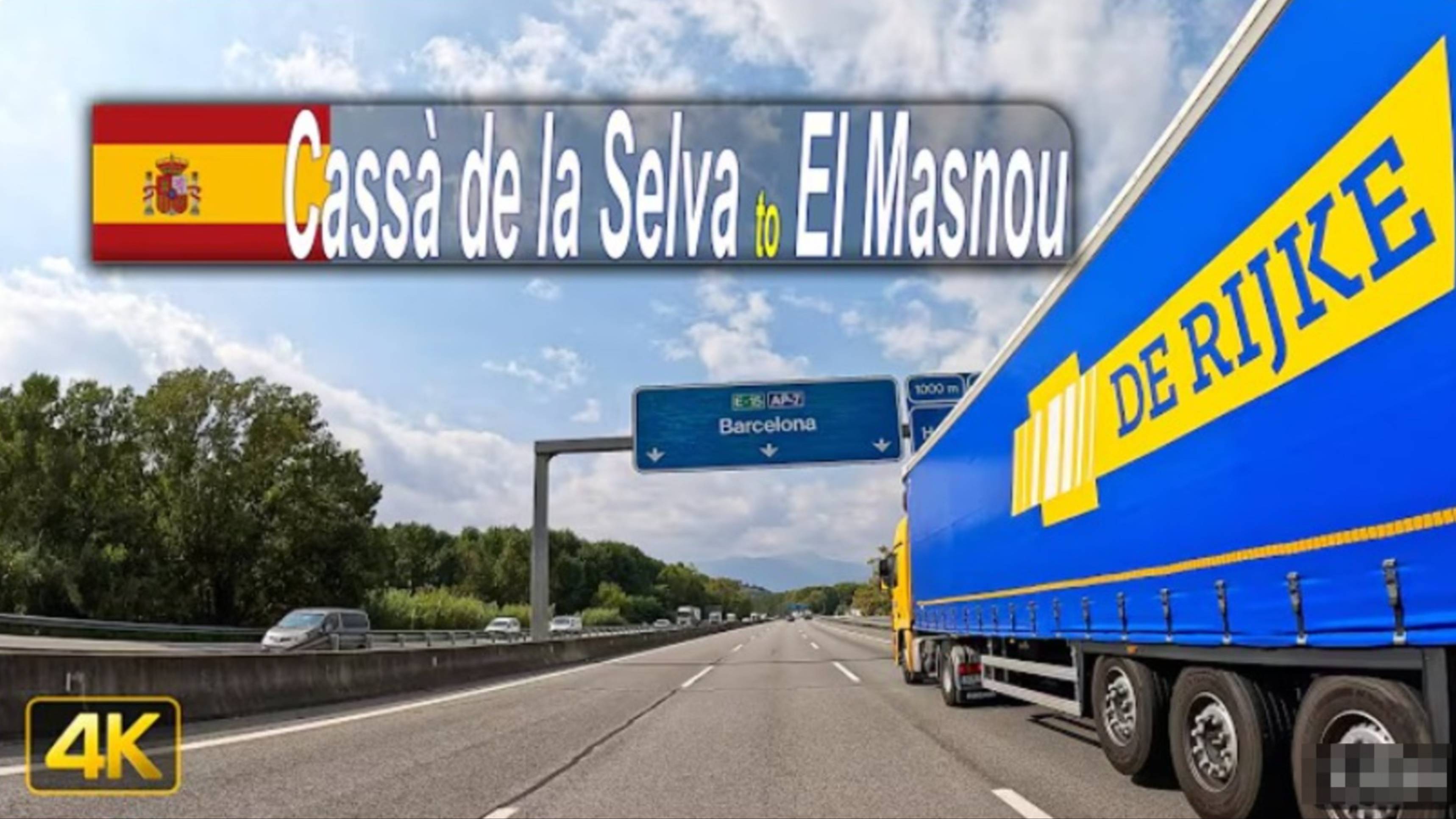 🚗 SmartTV 4К ➤ Поездка из Касса-де-ла-Сельва в Эль-Масноу на Средиземном море, Испания!