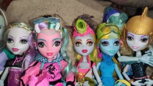 Малышка Лагуна blue или pink 2008, 2013, 2022. Сравним, рассмотрим, умилимся. Монстр хай маттел