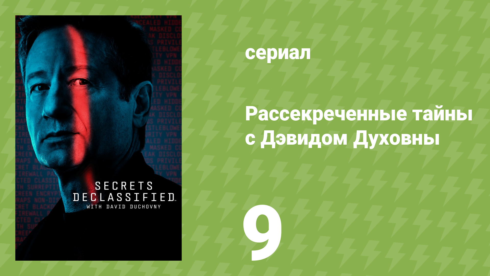 Рассекреченные тайны с Дэвидом Духовны 9 серия «Шпионские технологии» (документальный сериал, 2025)