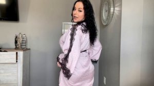 Silk Robe Try On Haul   Lexi Nicole