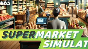 РАБОТАЮ КОНСУЛЬТАНТОМ| Supermarket Simulator🛒