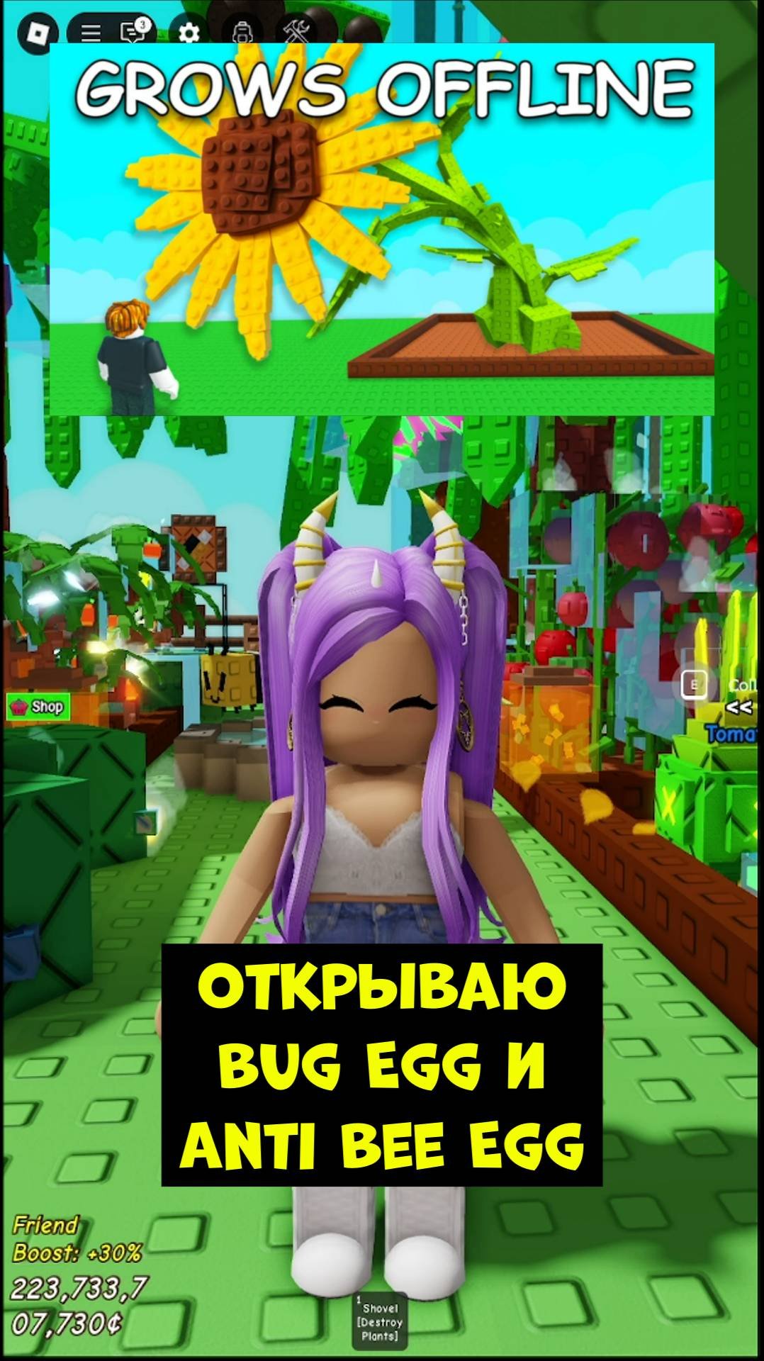 Открываю Bug Egg и Anti Bee Egg в Grow a Garden #roblox #роблокс #growagarden