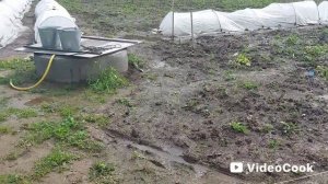 Наши 8,4 сотки🏡Наш участок ,после суточного ливня💦💦💦🫣☹️😟😭