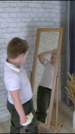 Напольное зеркало Мебелик BeautyStyle 27 светло-коричневый 135 см х 42,5 см 8676