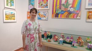 Открылась выставка арт-студии «Да Винчи» Михалёвского культурно-досугового центра